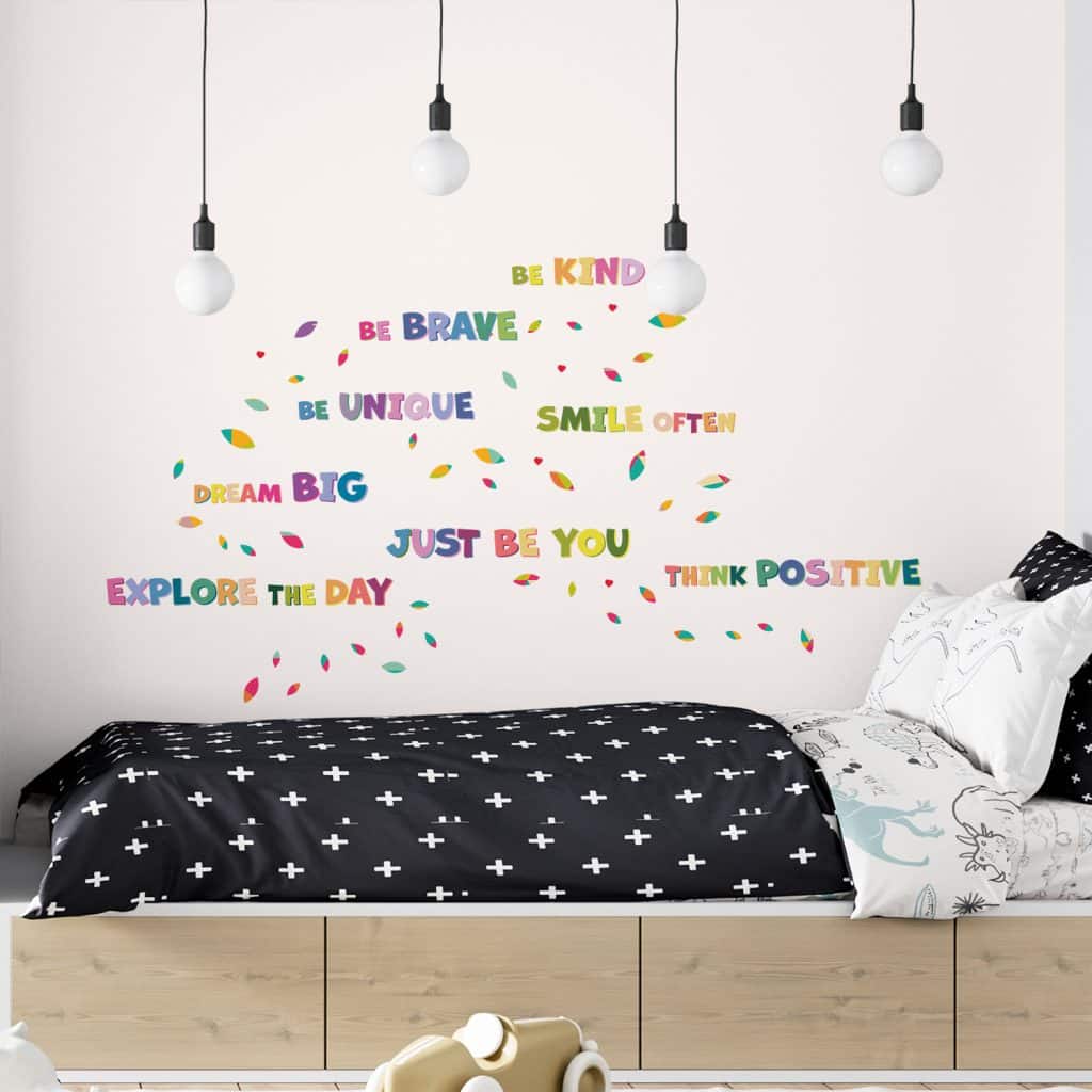 Colourful Inspirational Lettering Quote – Sales Decor